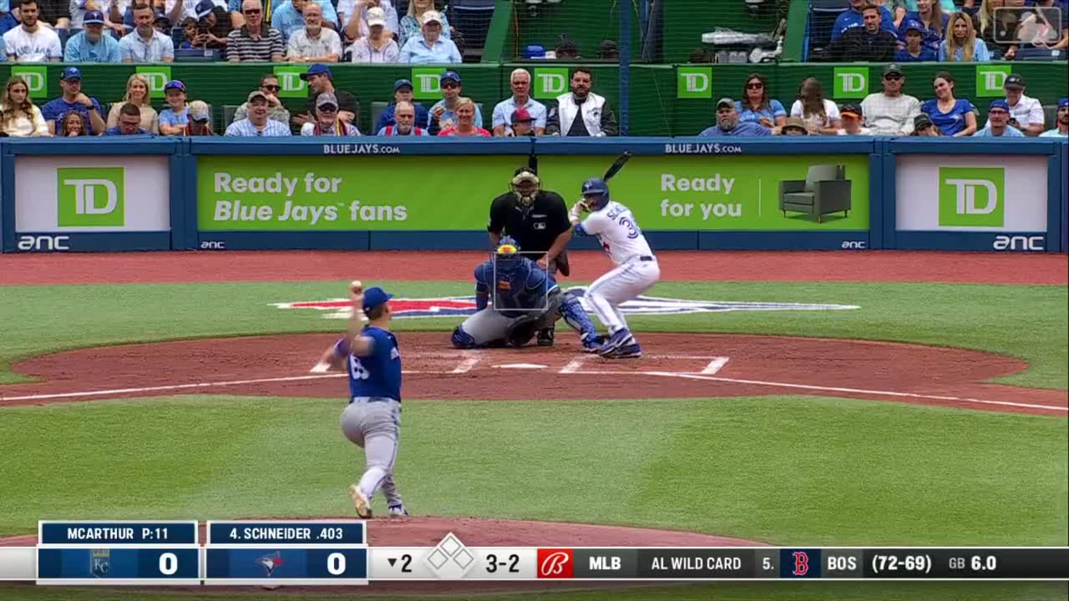 James McArthur strikes out Davis Schneider | 09/09/2023 | Kansas City ...