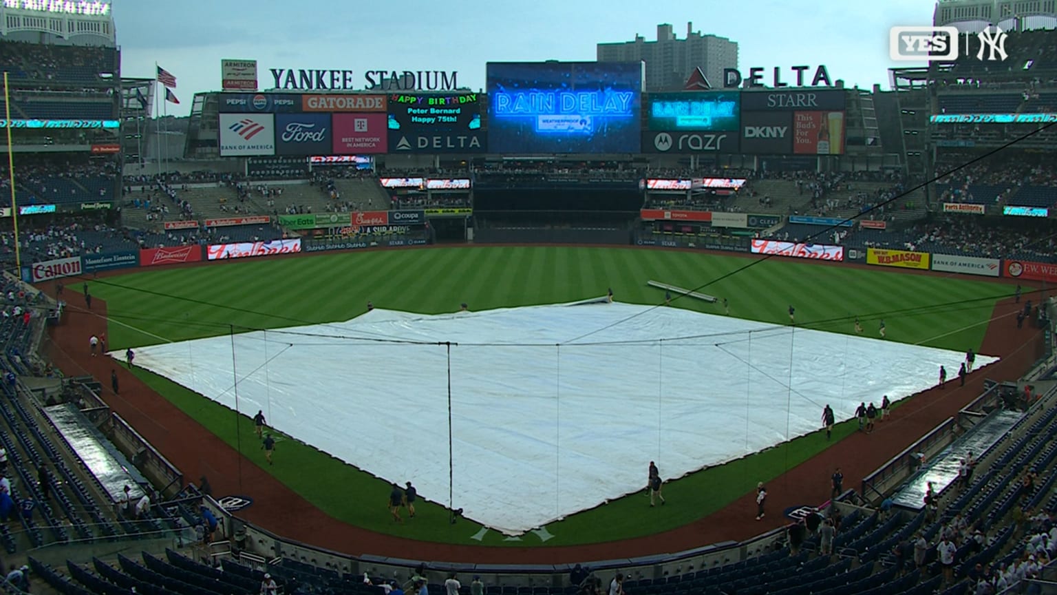 Blue Jays vs. Yankees enter rain delay | 09/06/2025 | MLB.com