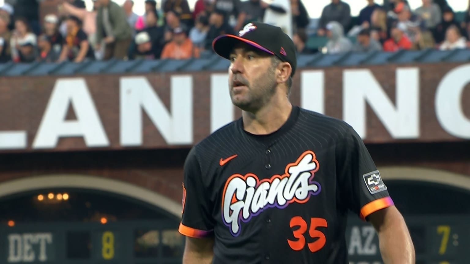 Verlander poncha a siete bateadores | 16/08/2025 | Los Gigantes de San ...