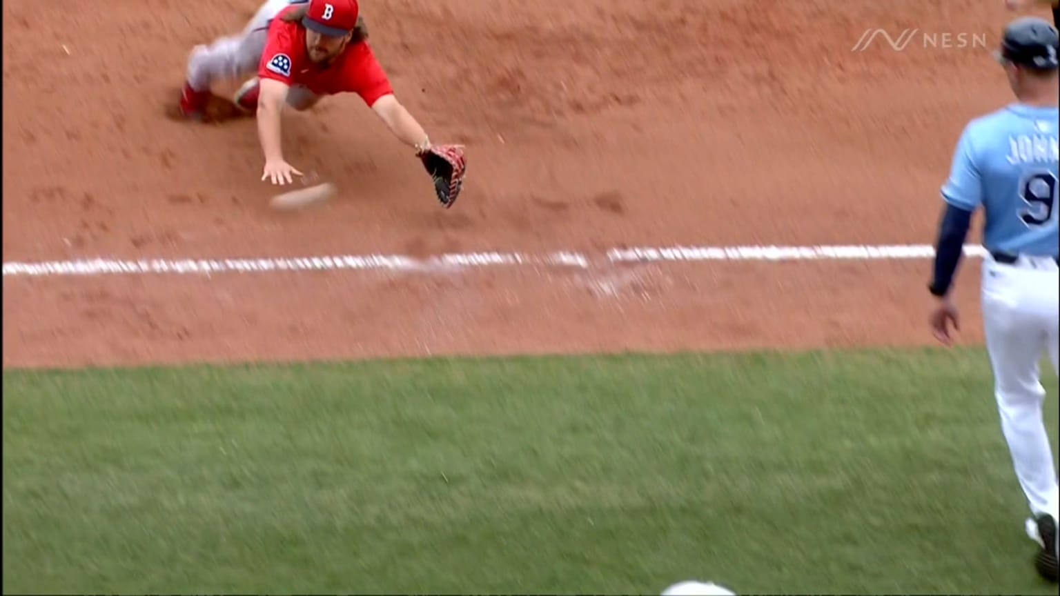 Nathan Hickey's pair of diving stops | 02/22/2025 | Boston Red Sox