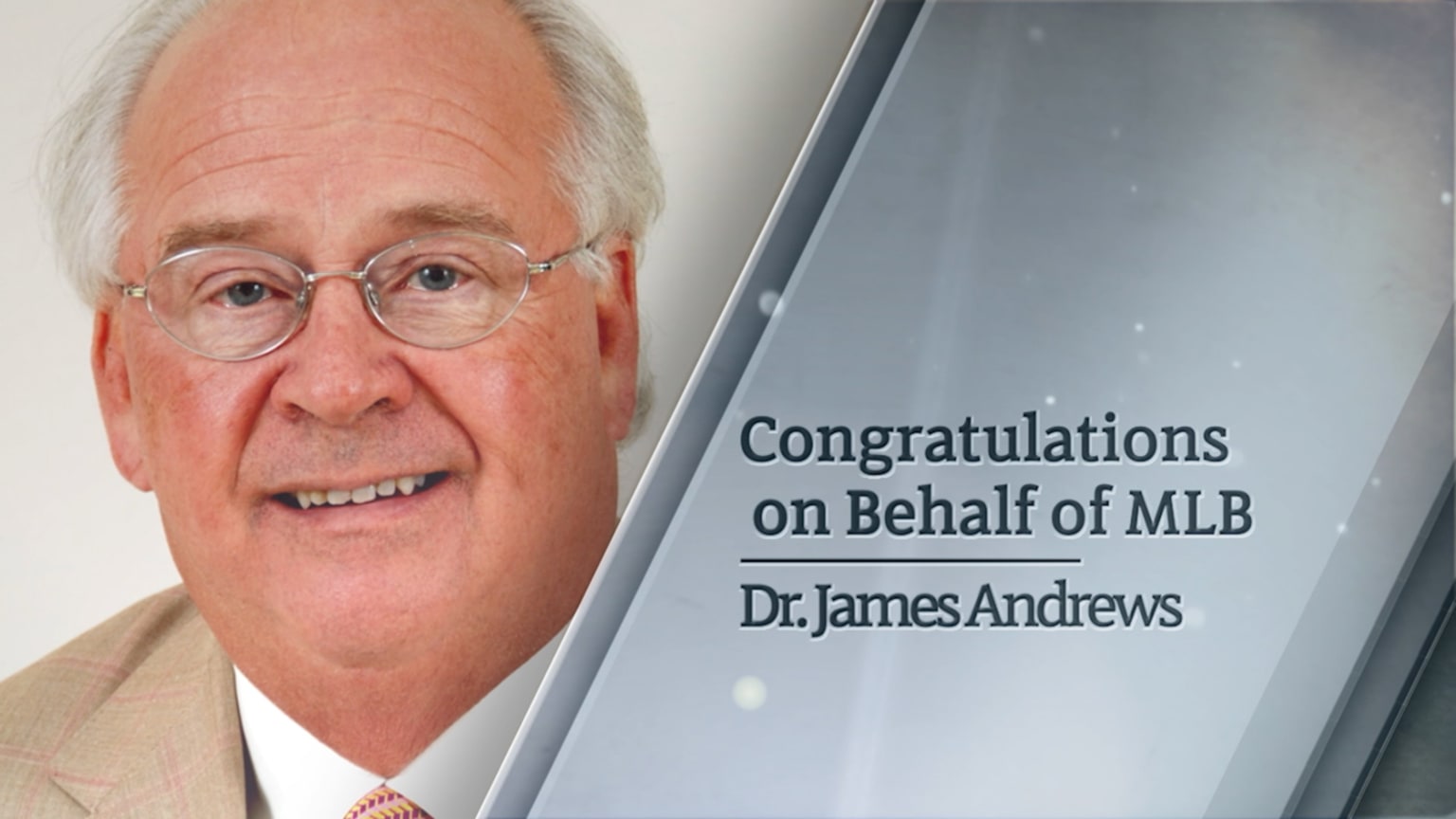 John Smoltz on the impact of Dr. James Andrews | 01/26/2024 | MLB.com