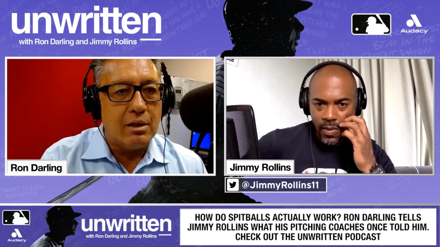 Ron Darling teaches Jimmy Rollins how spitballs work | 10/13/2022 | MLB.com