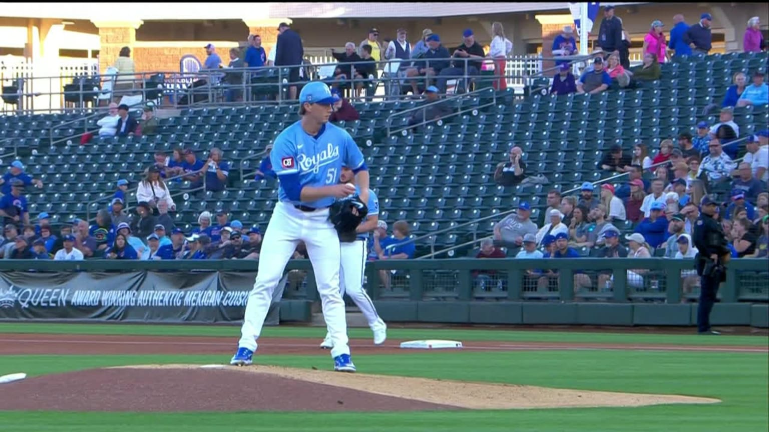Brady Singer strikes out three against Cubs | 03/05/2024 | Kansas City ...