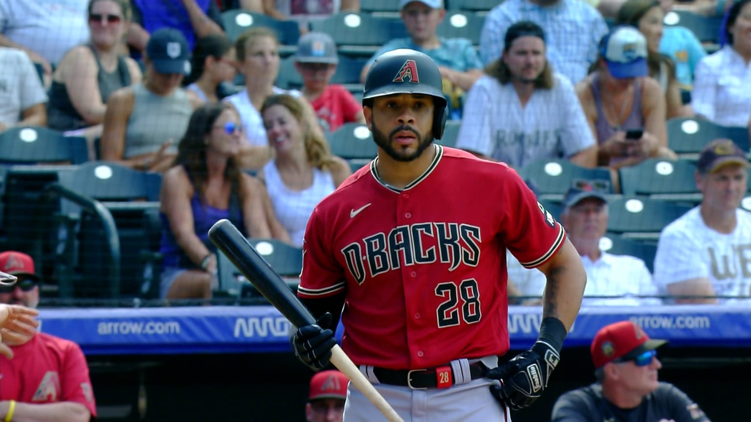 Tommy Pham lifts a sac fly to left | 08/16/2023 | Arizona Diamondbacks
