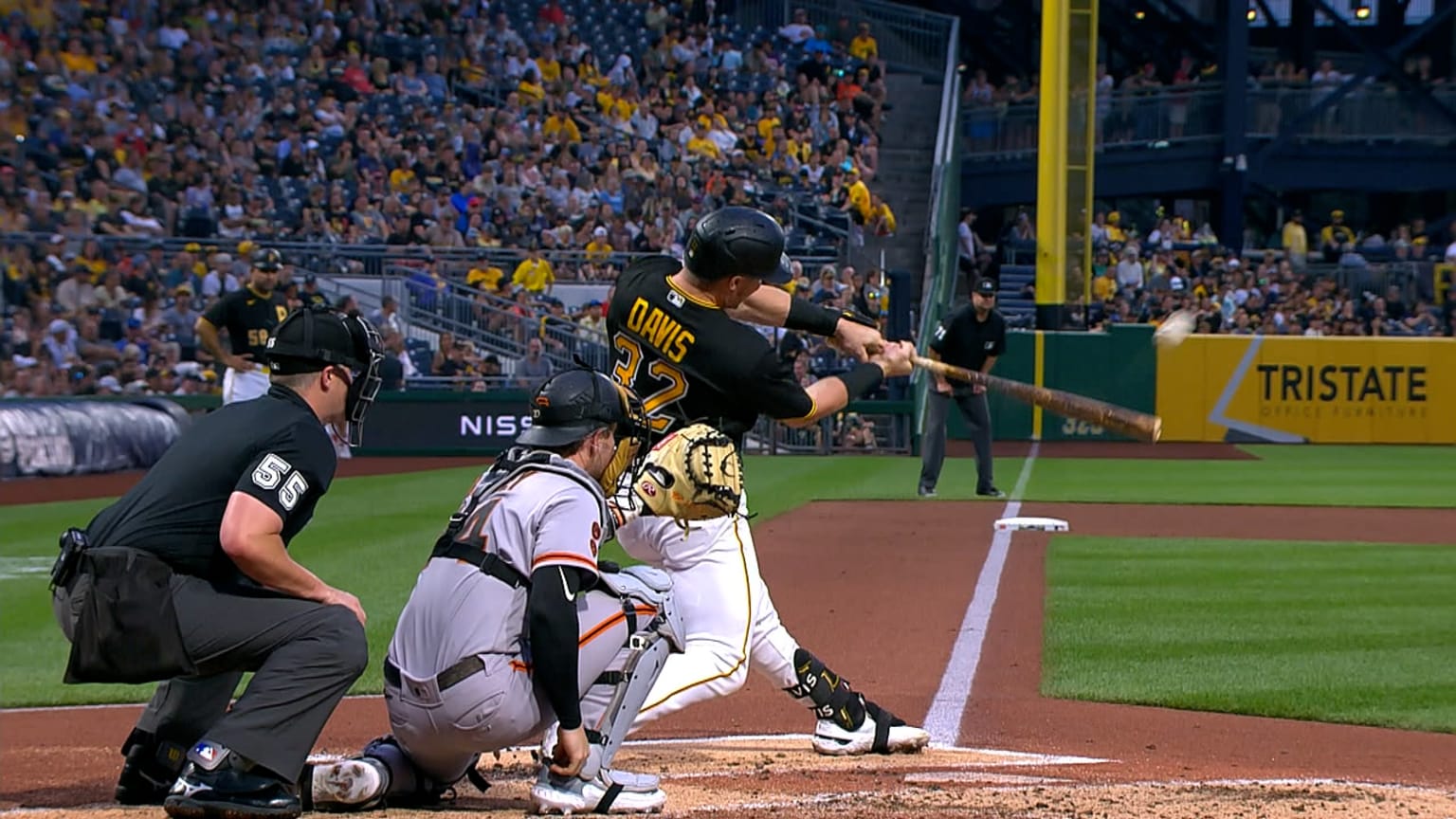 Henry Davis crushes a solo home run to left field | 07/15/2023 ...