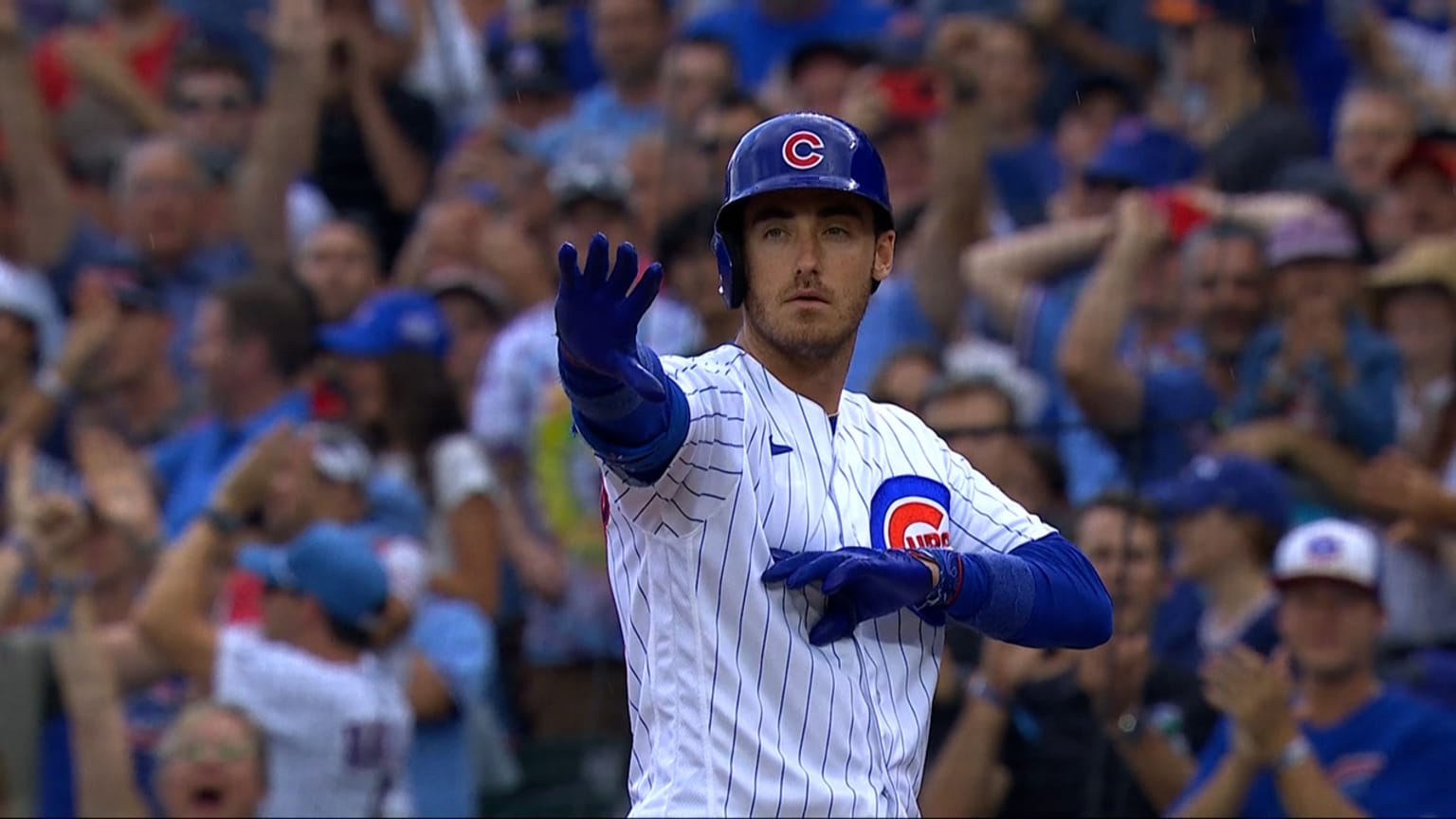 Cody Bellinger rips a two-run single in the 6th | 07/22/2023 | Chicago Cubs