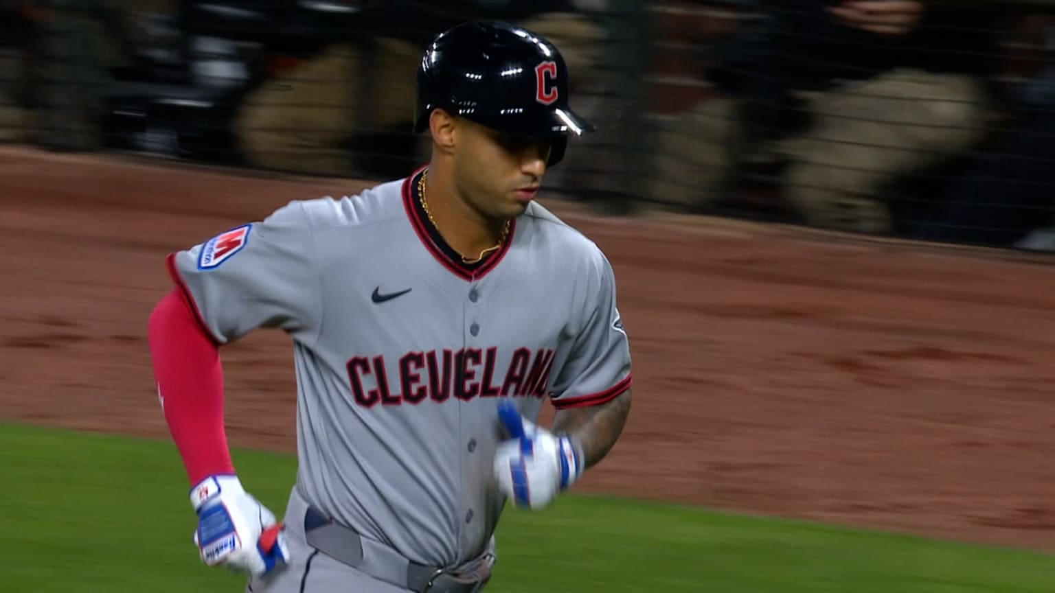 Brayan Rocchio's sac fly | 04/15/2025 | Cleveland Guardians