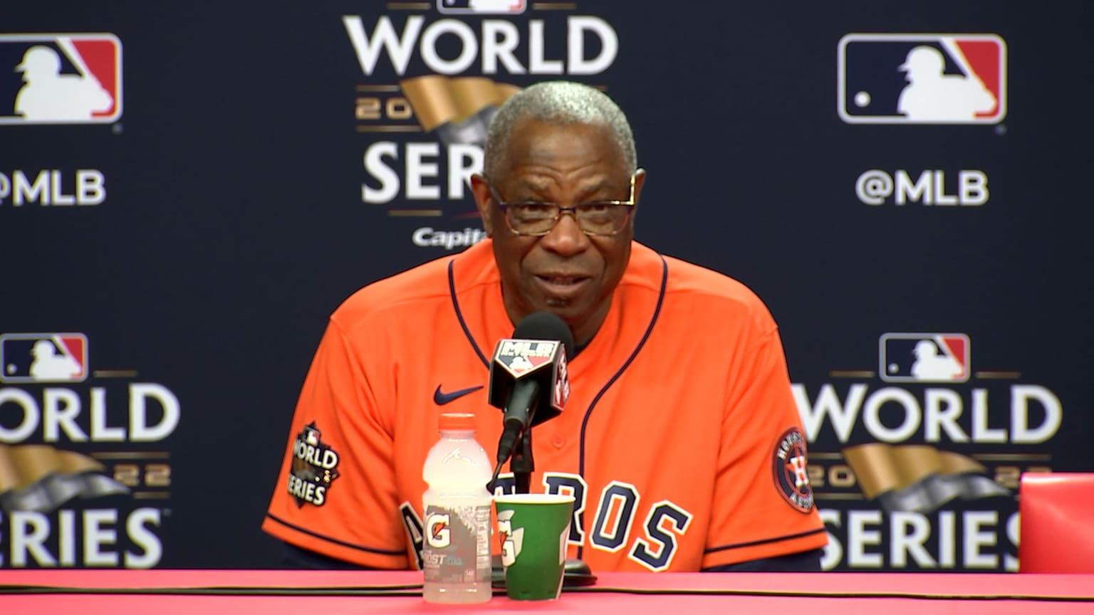 Baker on Peña, Verlander, McCormick in Game 5 win | 11/03/2022 ...