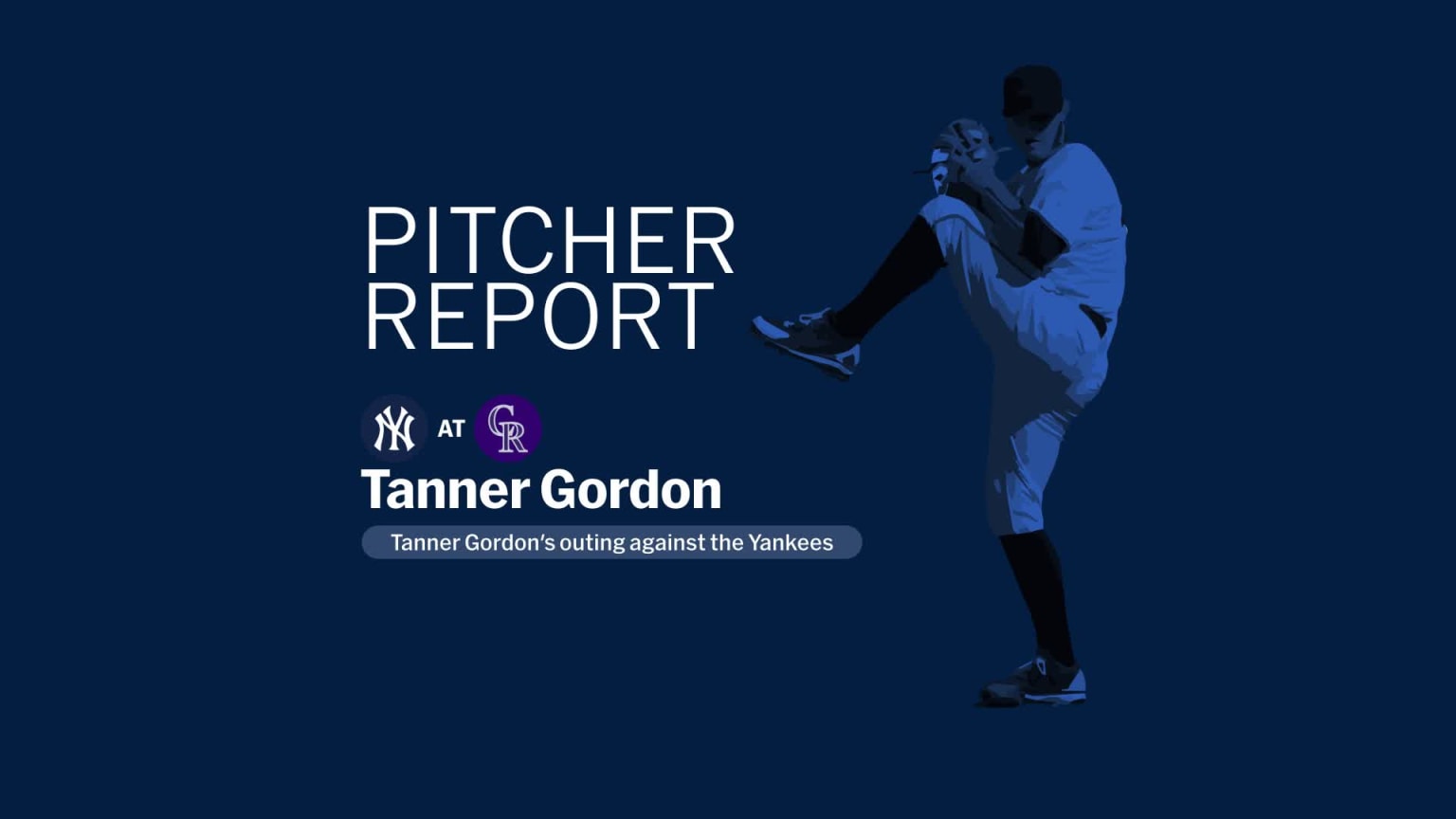 Tanner Gordon's outing against the Yankees | 05/23/2025 | Colorado Rockies