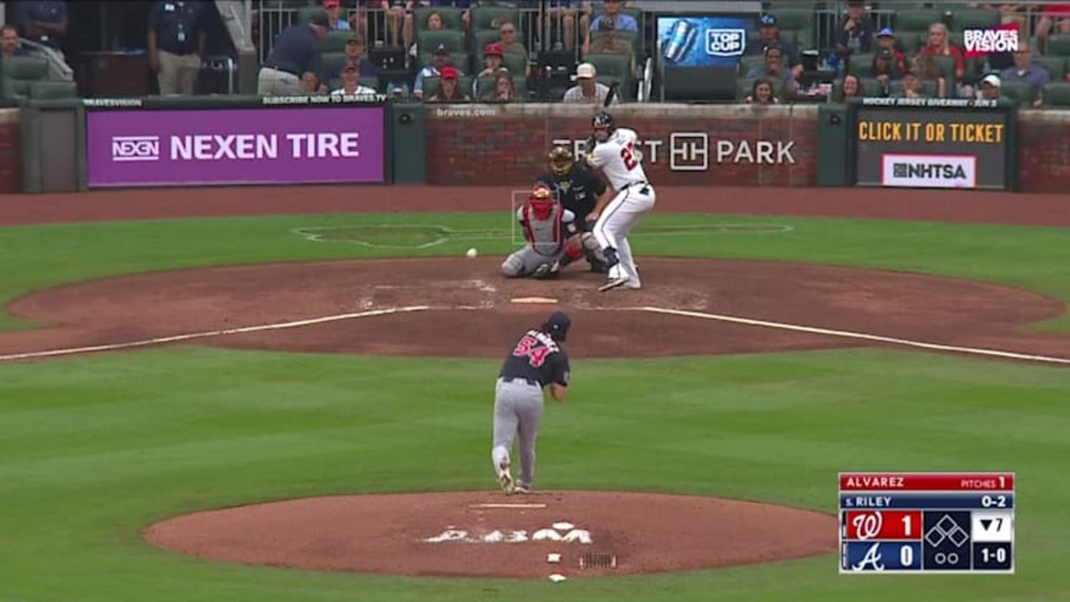Austin Riley singles in the 7th inning | 05/24/2026 | Atlanta Braves
