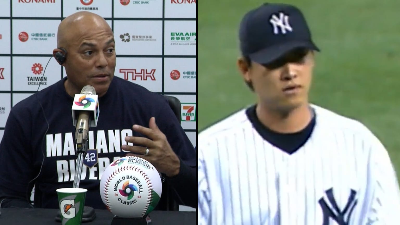 Mariano Rivera talks playing with Chien-Ming Wang | 03/07/2023 | New ...