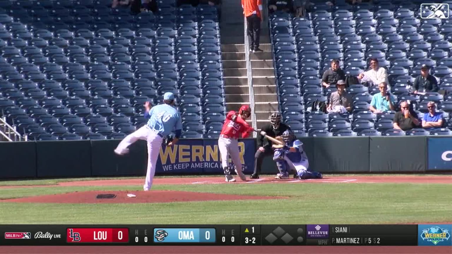 Michael Siani starts the game with a leadoff homer | 05/03/2023 ...