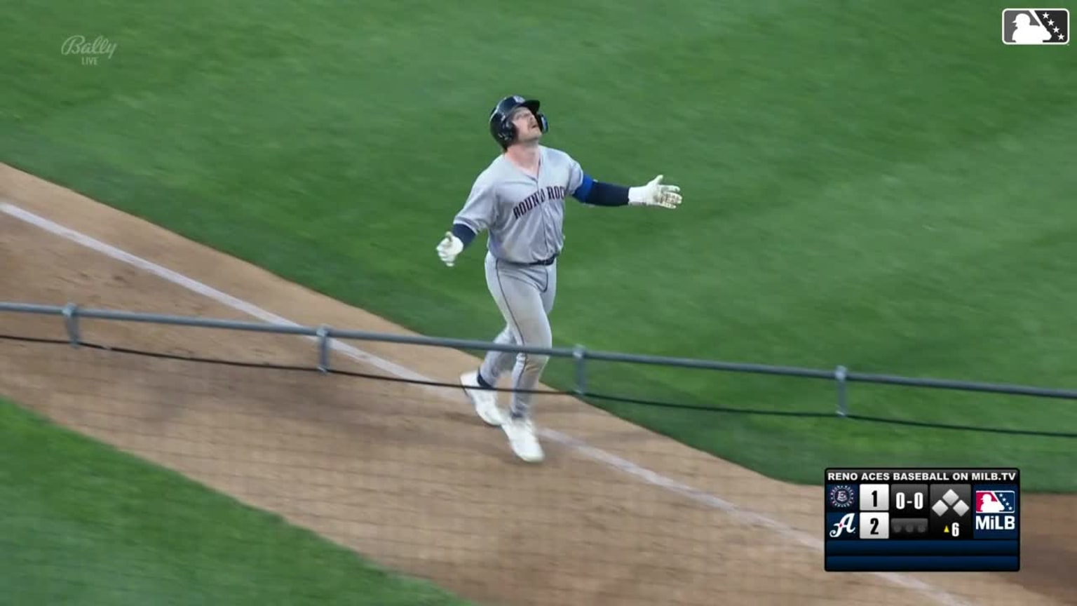 Blaine Crim slugs a 455-foot home run | 04/18/2025 | Texas Rangers