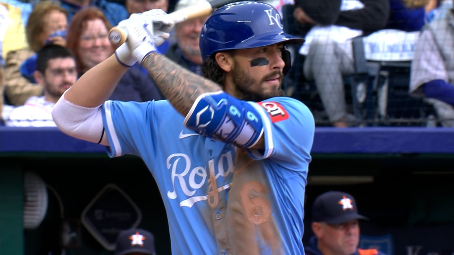 Jonathan India's sac fly | 04/27/2025 | Kansas City Royals