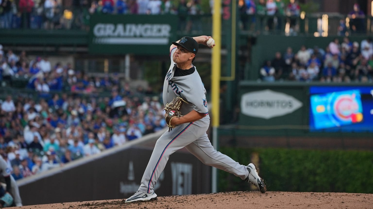 Valente Bellozo strikes out Kyle Tucker | 05/13/2025 | Miami Marlins