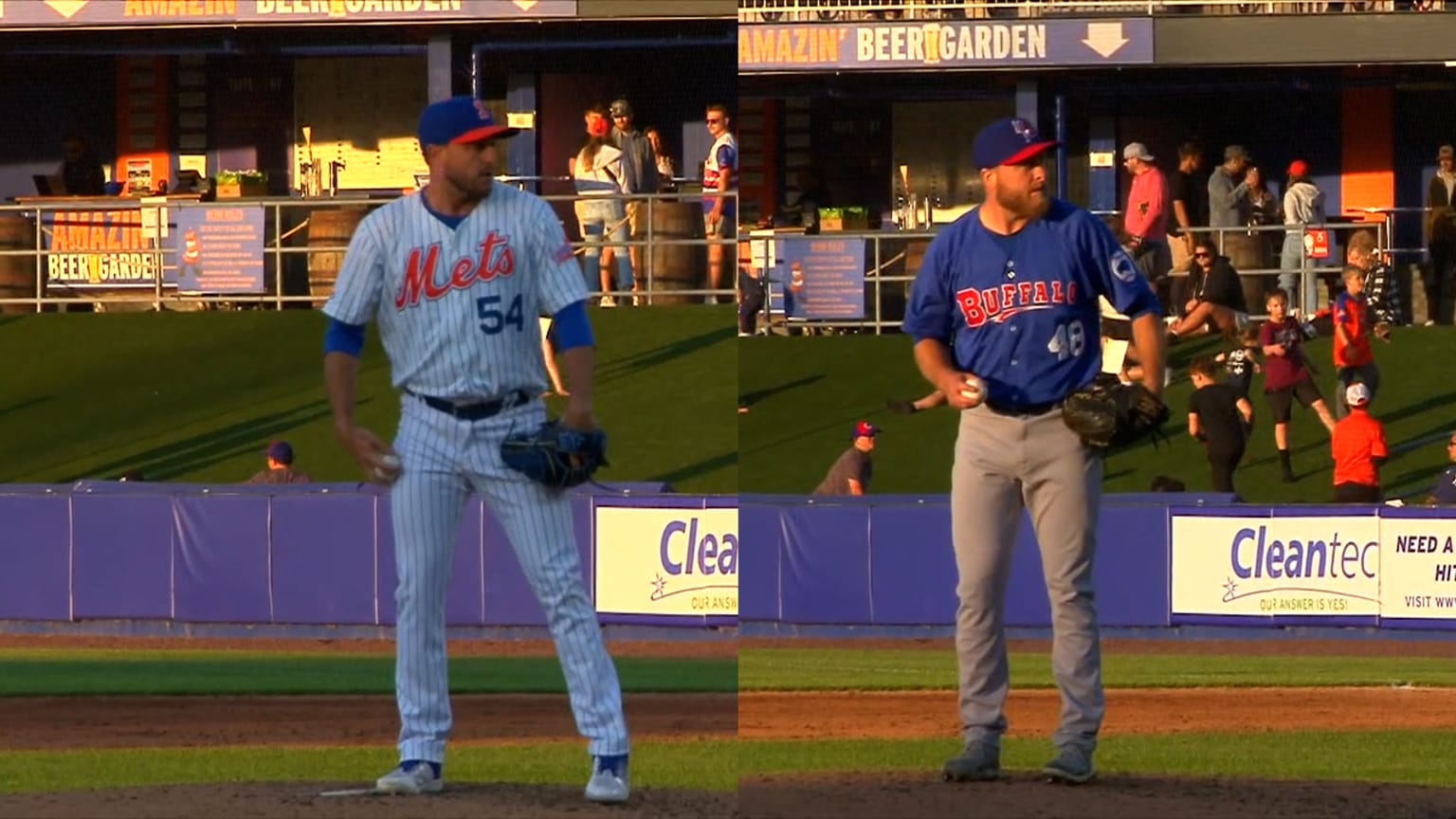 Beau and Cole Sulser pitch against each other | 05/31/2024 | Tampa Bay Rays