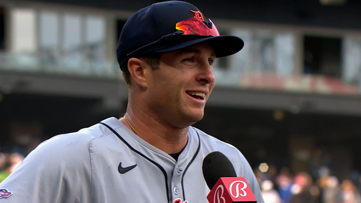 Colt Keith discusses MLB debut | 03/28/2024 | Detroit Tigers