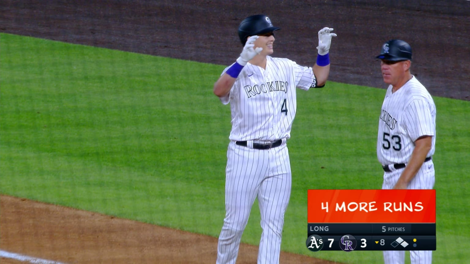 Michael Toglia slaps an RBI single to center field | 07/28/2023 ...