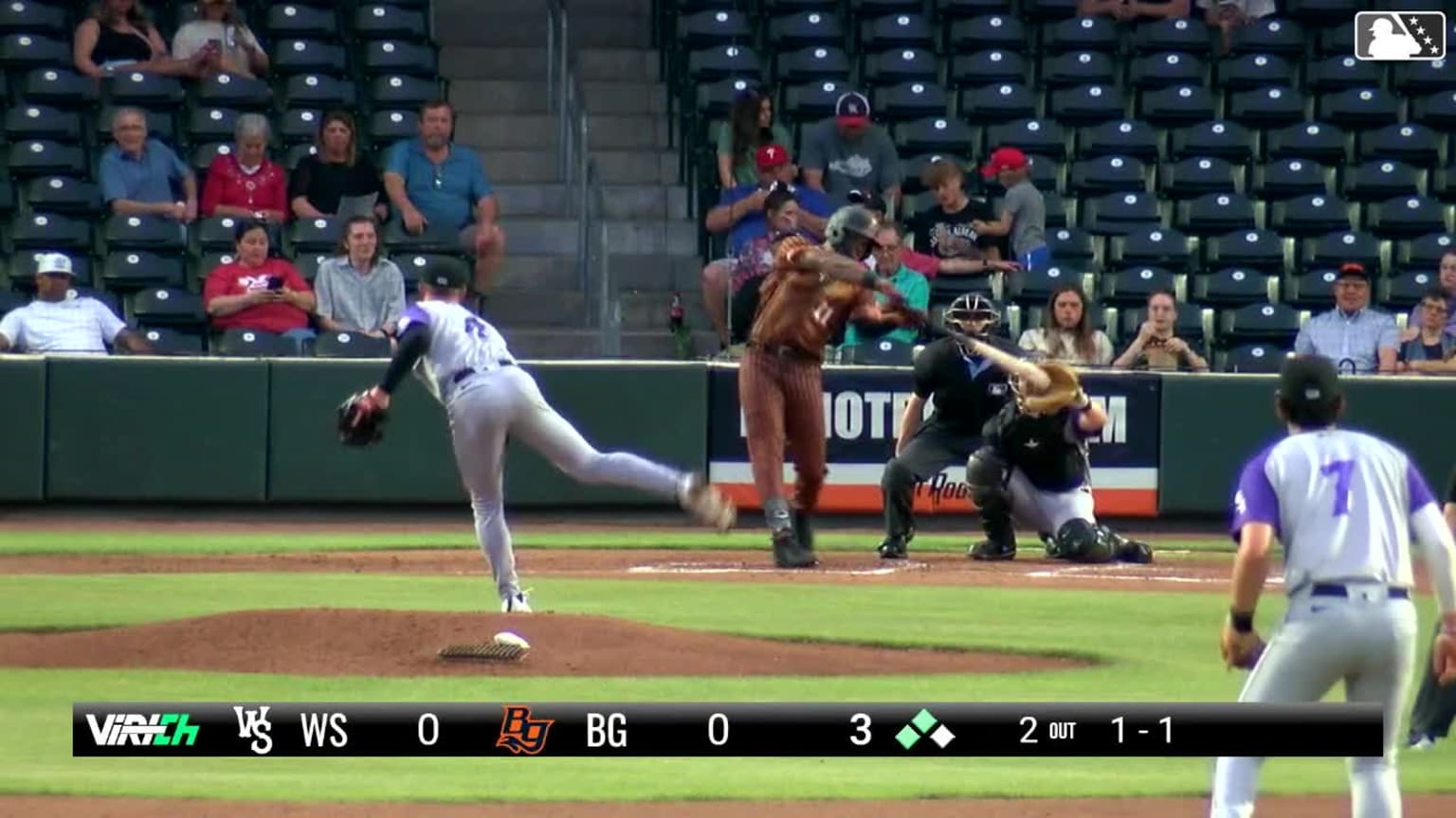Xavier Isaac plates two with a double to left field | 04/18/2024 ...