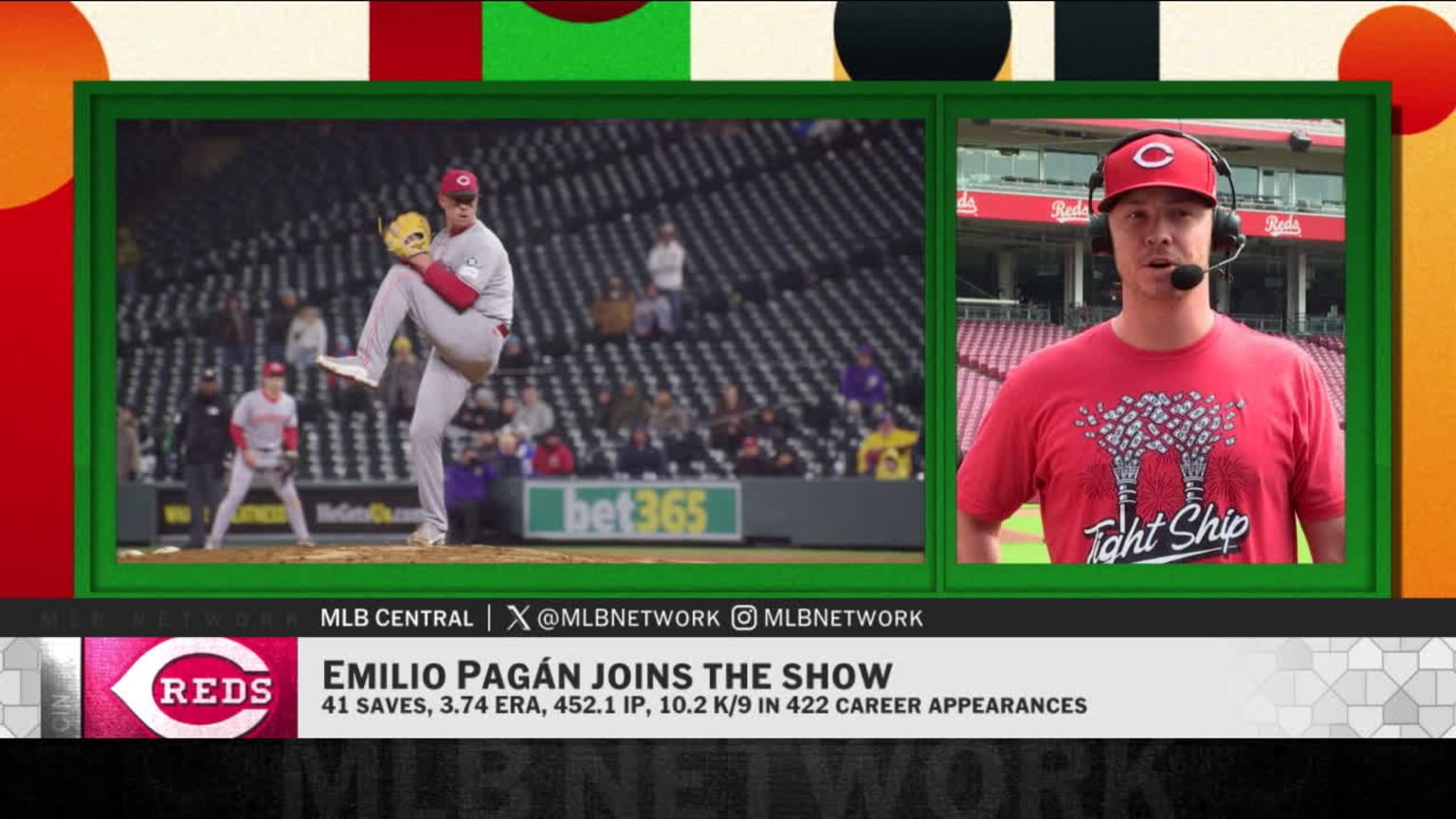 Emilio Pagán on his mindset as the Reds' closer, more | 05/01/2025 ...
