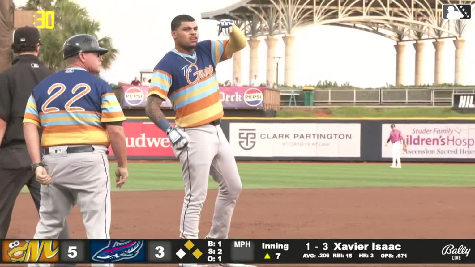 Xavier Isaac drives in two runs | 09/16/2024 | Tampa Bay Rays