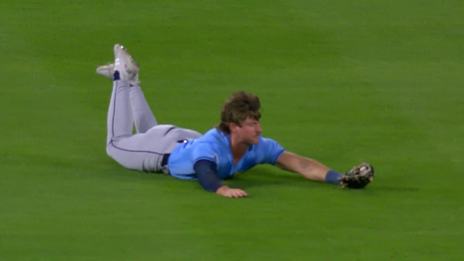 Jonny DeLuca's diving catch | 05/31/2024 | Tampa Bay Rays