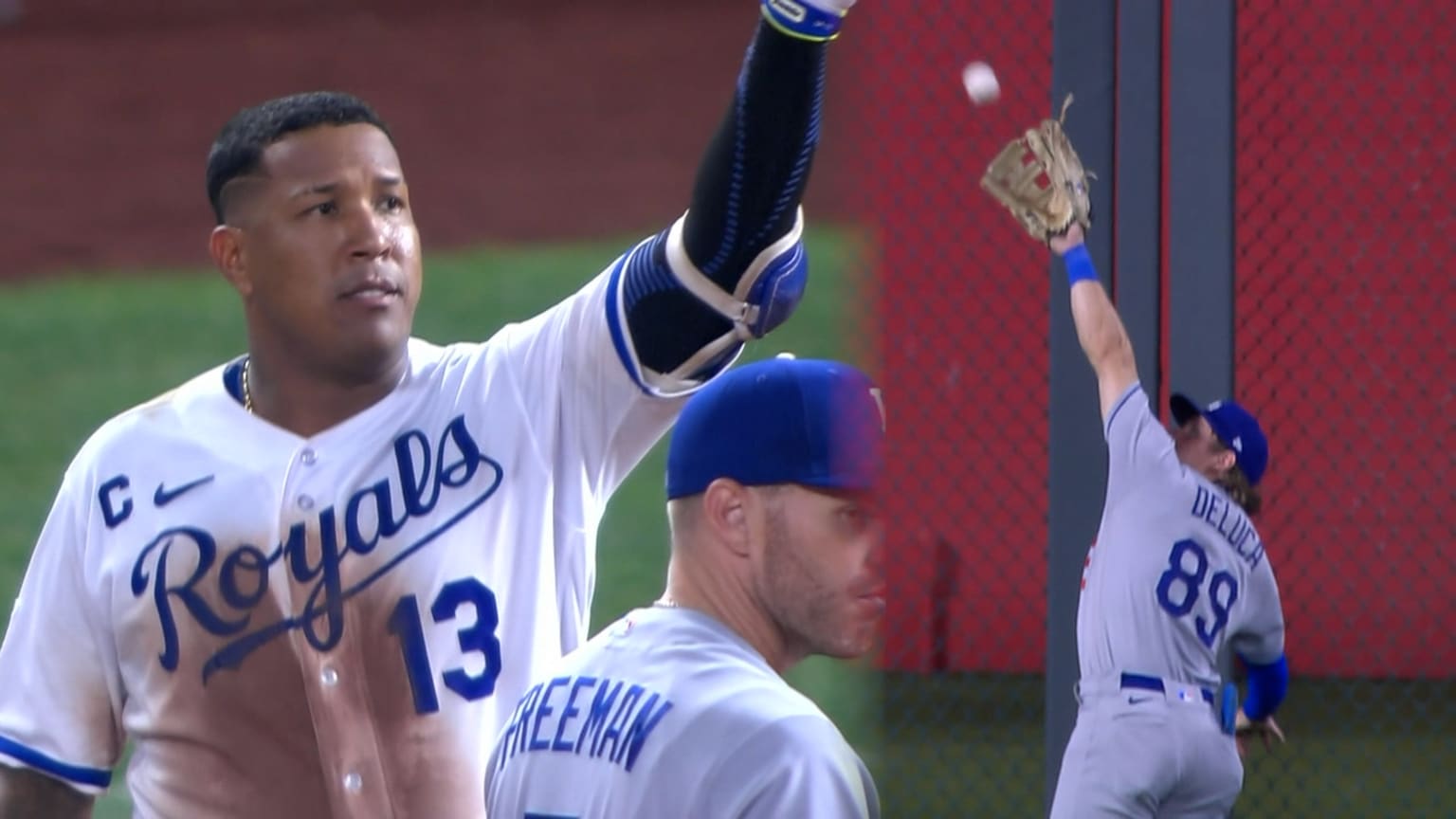 Jonny Deluca makes a stellar leaping grab in left | 07/01/2023 | Los ...