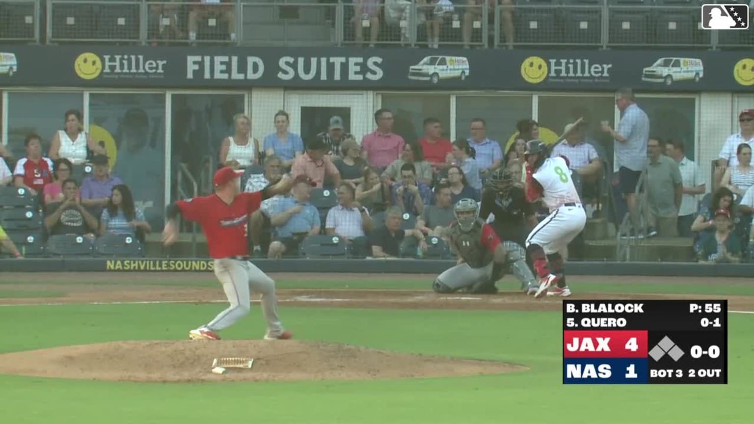 Jeferson Quero homers (10) on a fly ball to left center field. | 06/30 ...