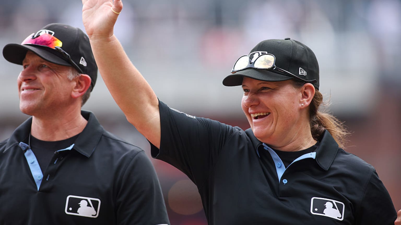 Jen Pawol makes history as first woman umpire in MLB | 08/09/2025 | MLB.com