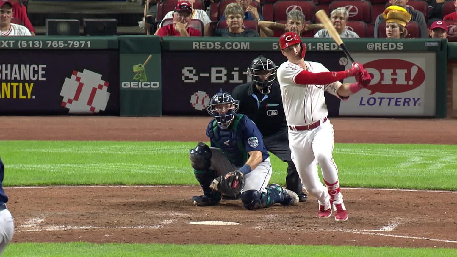 Stephenson's single records Reds' 10th hit of game | 09/05/2023 ...