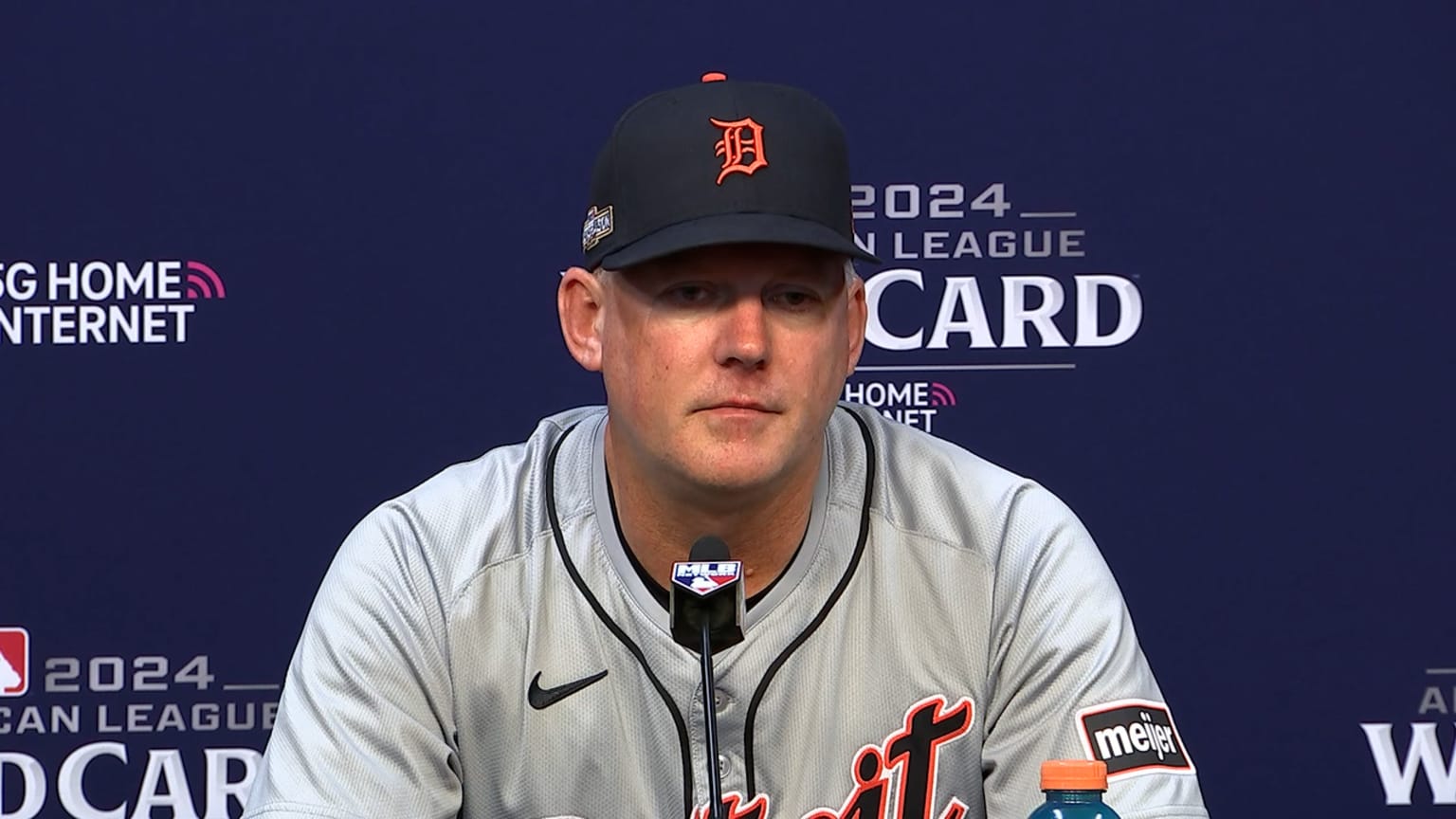 A.J. Hinch on battling through pressure in Game 1 win | 10/01/2024 ...