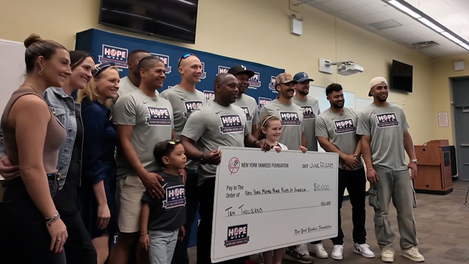 Yankees celebrate day five of HOPE Week 2025 | 06/20/2025 | New York ...