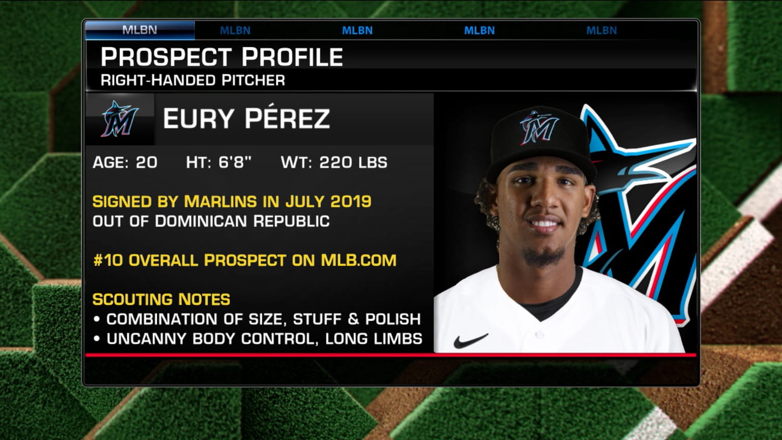 The Marlins call up 20 year old Eury Pérez | 05/11/2023 | Miami Marlins