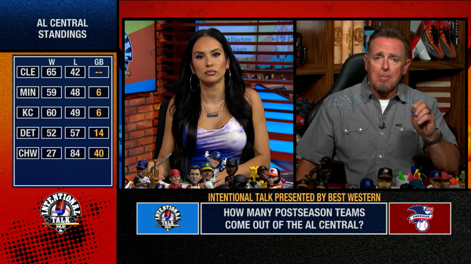 Current AL Central standings on Intentional Talk | 08/01/2024 | MLB.com