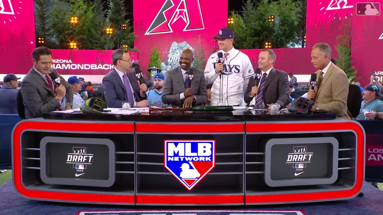 Colton Ledbetter on being drafted by Rays at No. 55 | 07/10/2023 ...