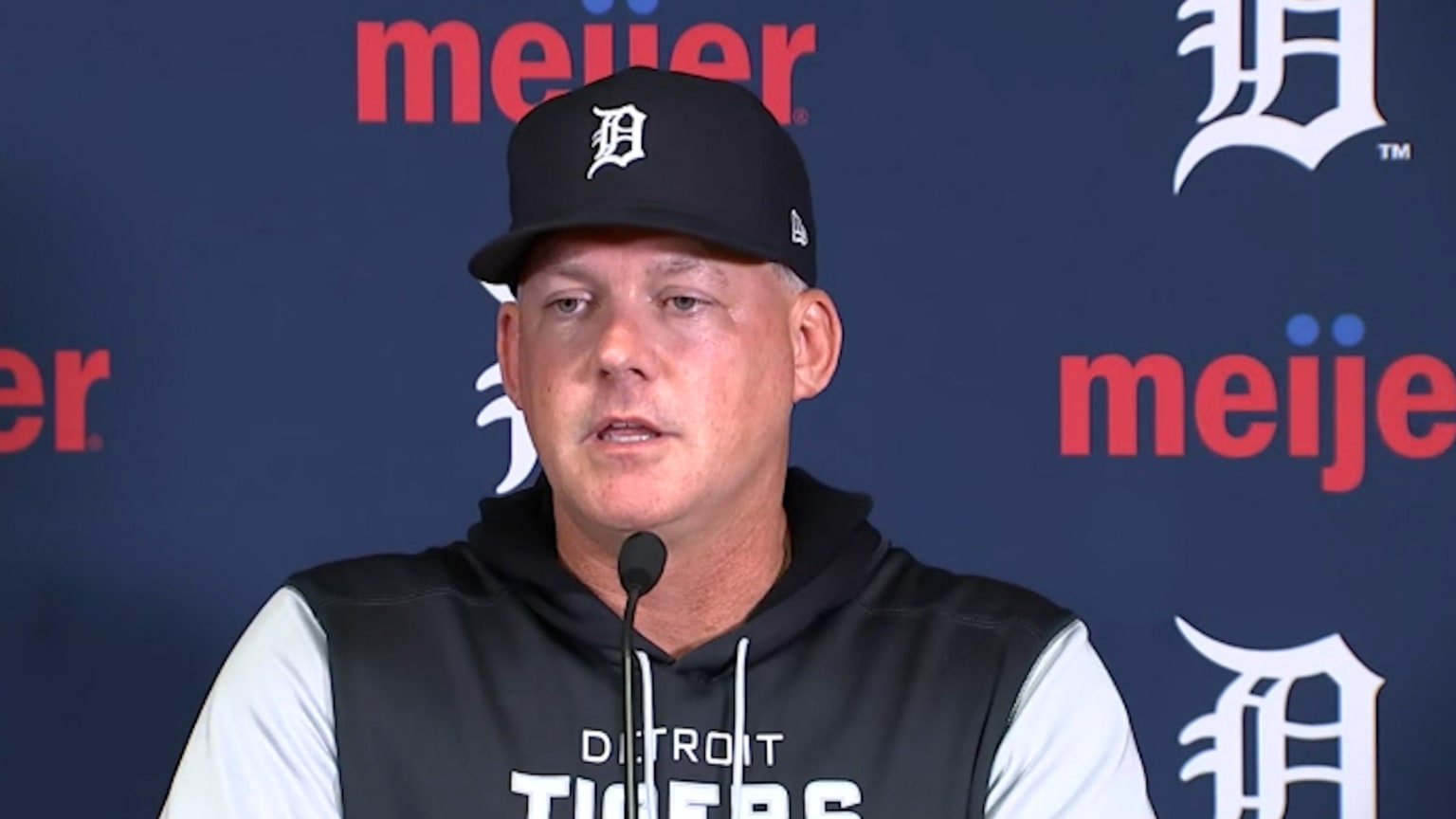 Tigers manager A.J. Hinch on 3-1 loss to Giants | 08/23/2022 | Detroit ...