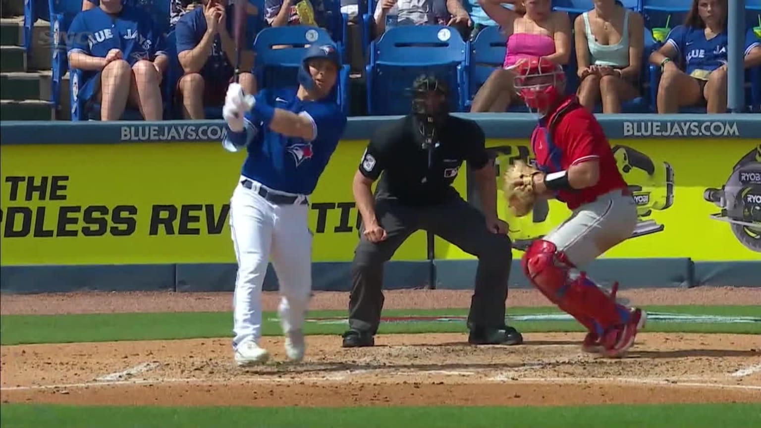 Daulton Varsho laces an RBI double to center field | 03/05/2023 ...
