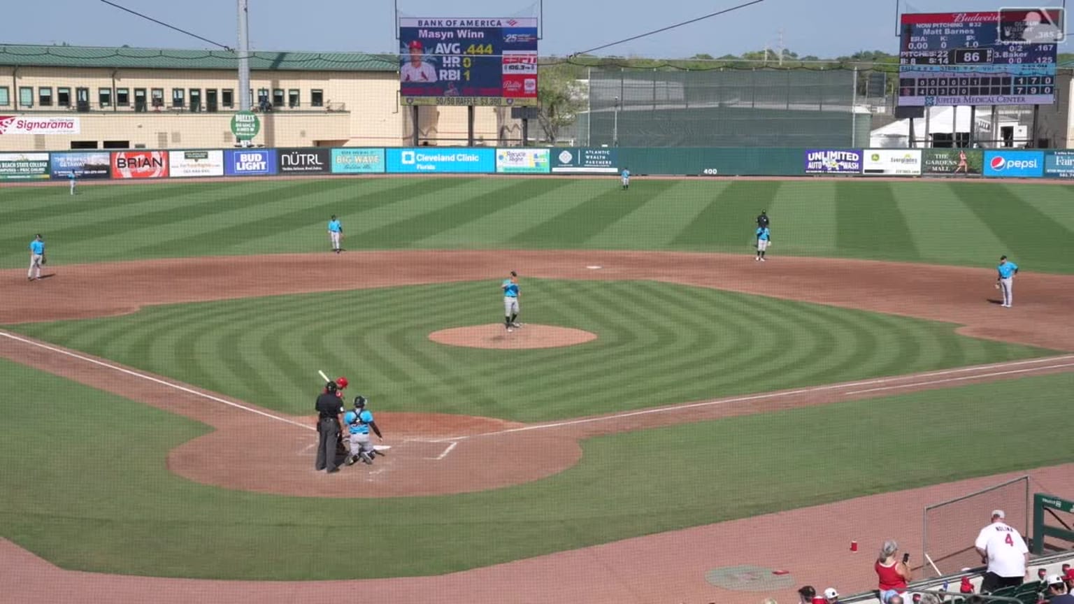 Masyn Winn mashes a solo home run to left field | 03/03/2023 | MLB.com
