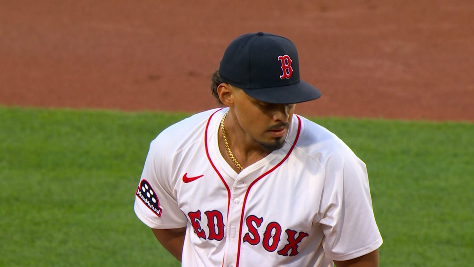 Jordan Hicks fans Jhonkensy Noel | 09/03/2025 | Boston Red Sox