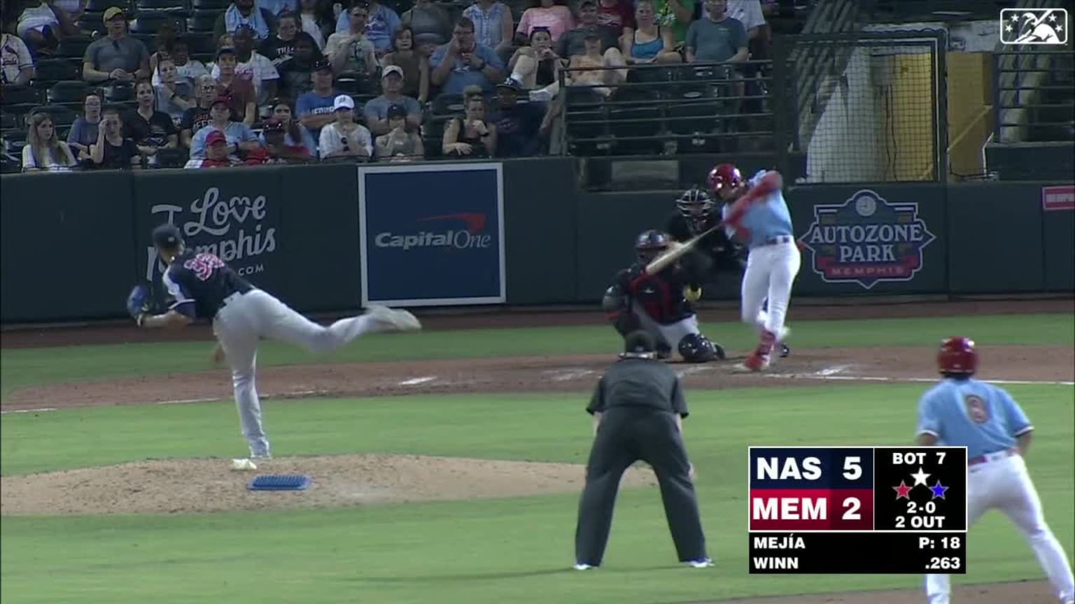 Masyn Winn hits a bases-clearing double for Triple-A | 07/02/2023 | MLB.com