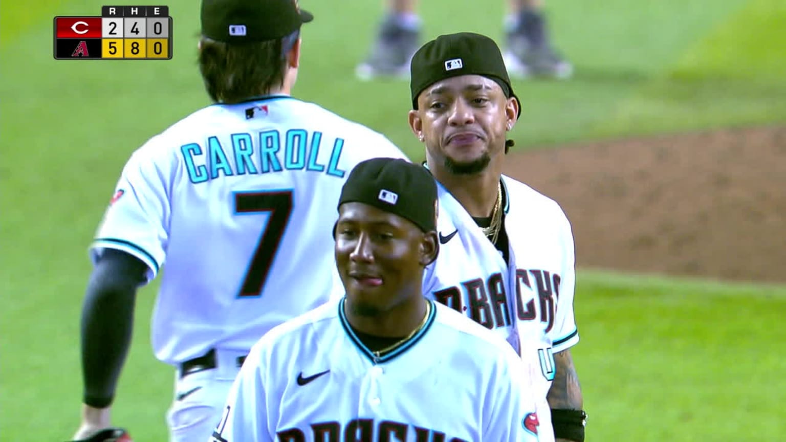 Ryan Thompson gets Nick Senzel for the final out | 08/27/2023 | Arizona ...