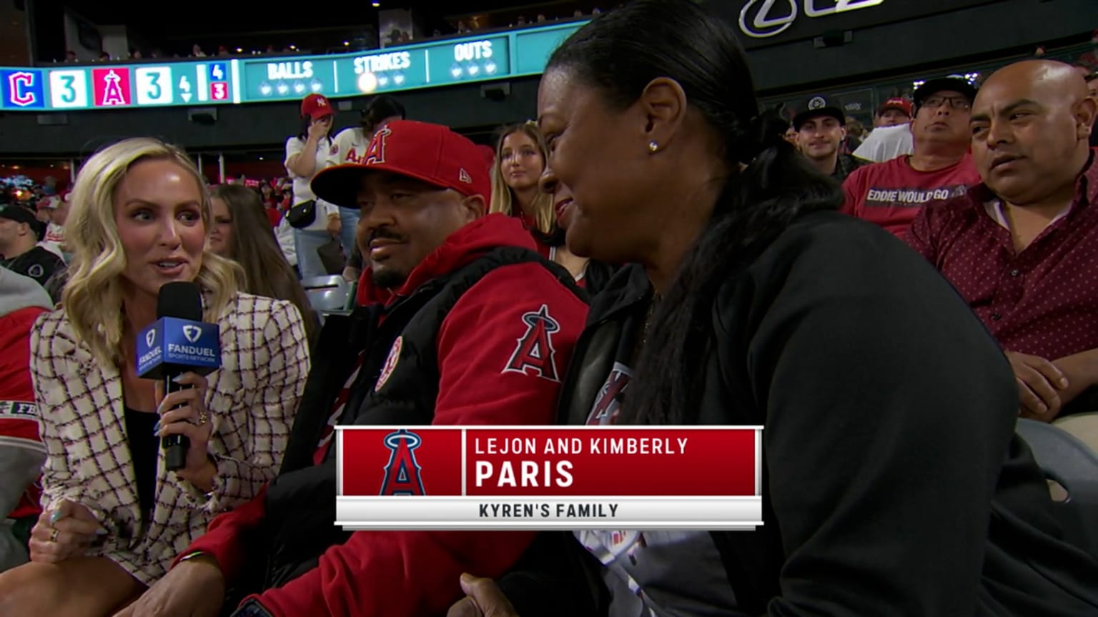 Kyren Paris' family joins the broadcast | 04/05/2025 | MLB.com