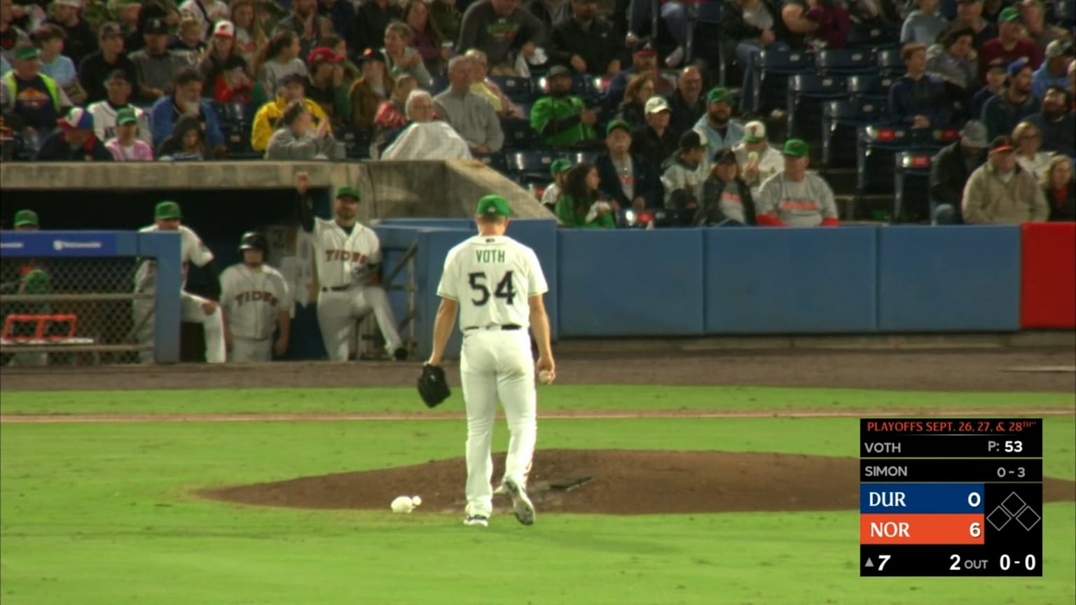 Austin Voth strikes out eight straight batters | 09/28/2023 | Seattle ...