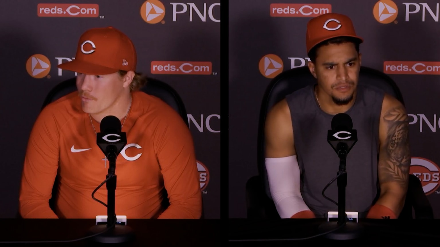 Andrew Abbott and Santiago Espinal on the Reds' win | 04/23/2024 | Cincinnati Reds