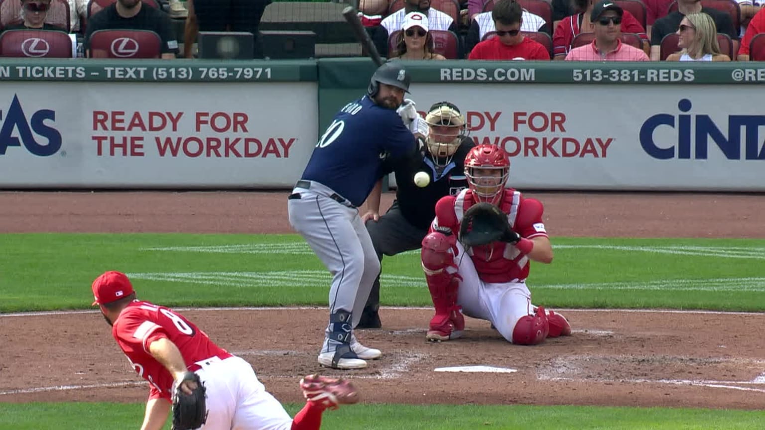 Mike Ford la bota por el derecho y central en el 5to | 04/09/2023 | Los ...