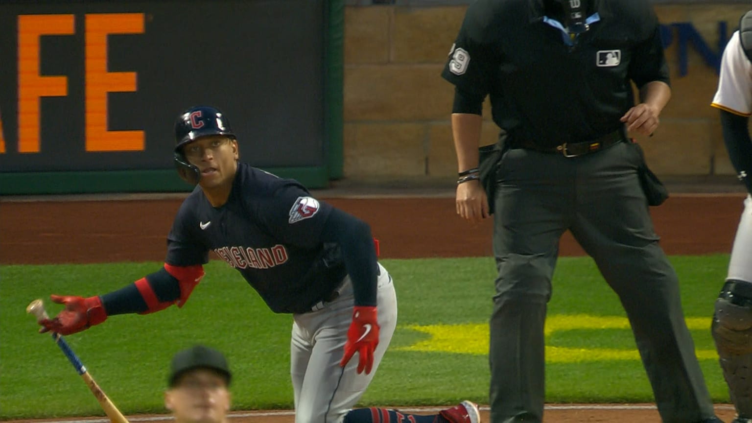 Bo Naylor doubles to center scoring Will Brennan 3-0 | 07/17/2023 | Cleveland Guardians