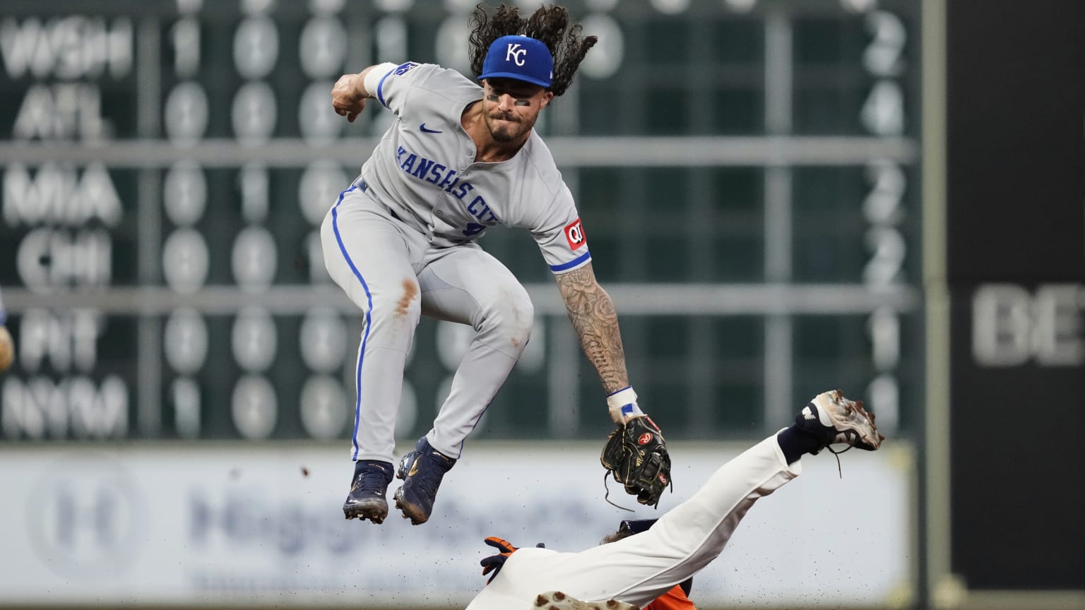 Jake Meyers out at second after Royals' challenge | 05/13/2025 | Kansas ...