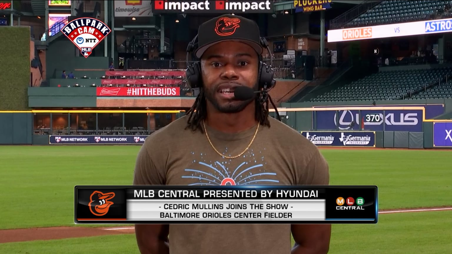 Cedric Mullins discusses the season on MLB Central | 09/20/2023 | Baltimore Orioles