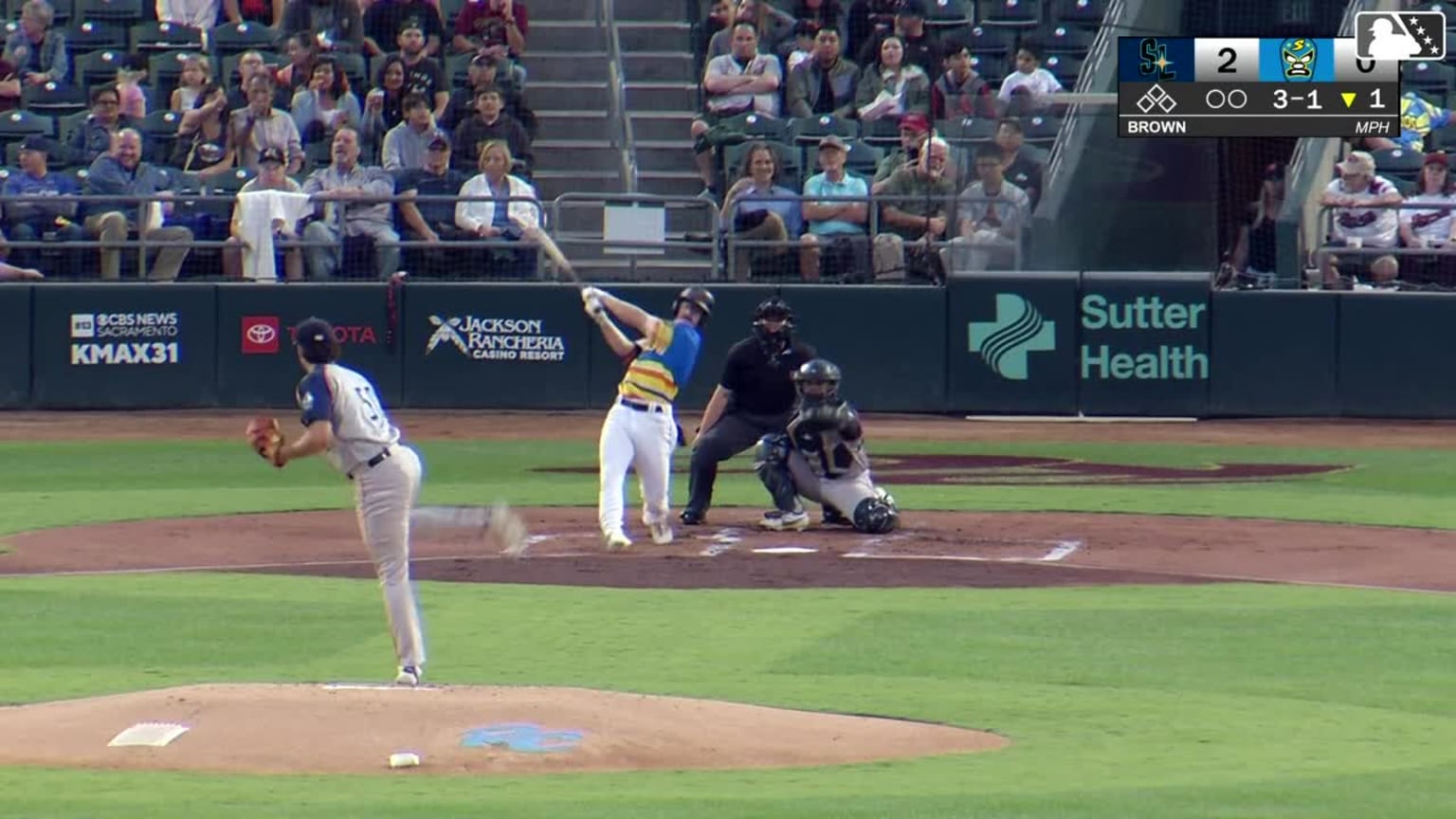 Wade Meckler's leadoff home run | 09/18/2024 | San Francisco Giants