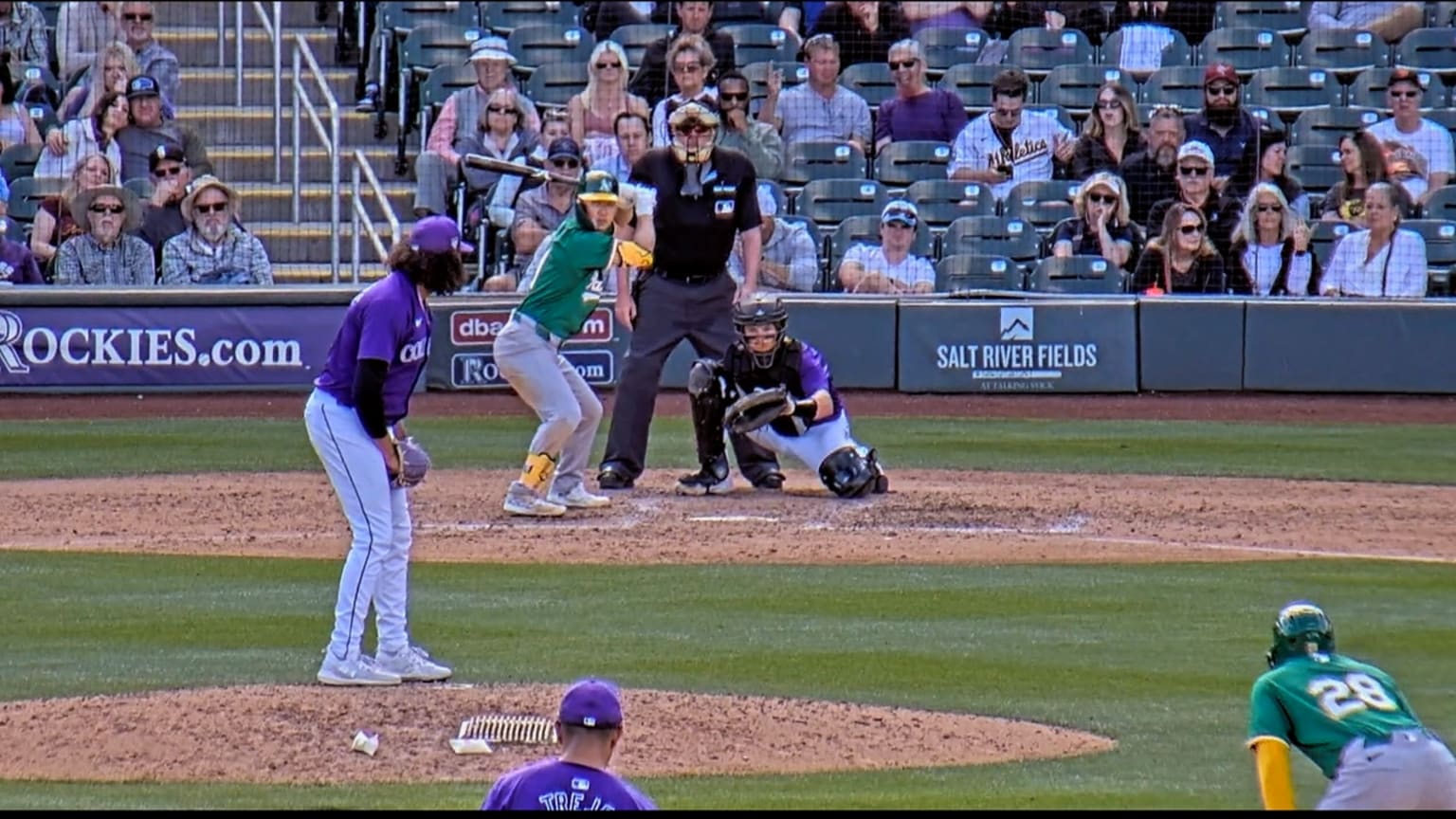 Hoy Park lines a two-run double to left field | 03/16/2024 | Athletics